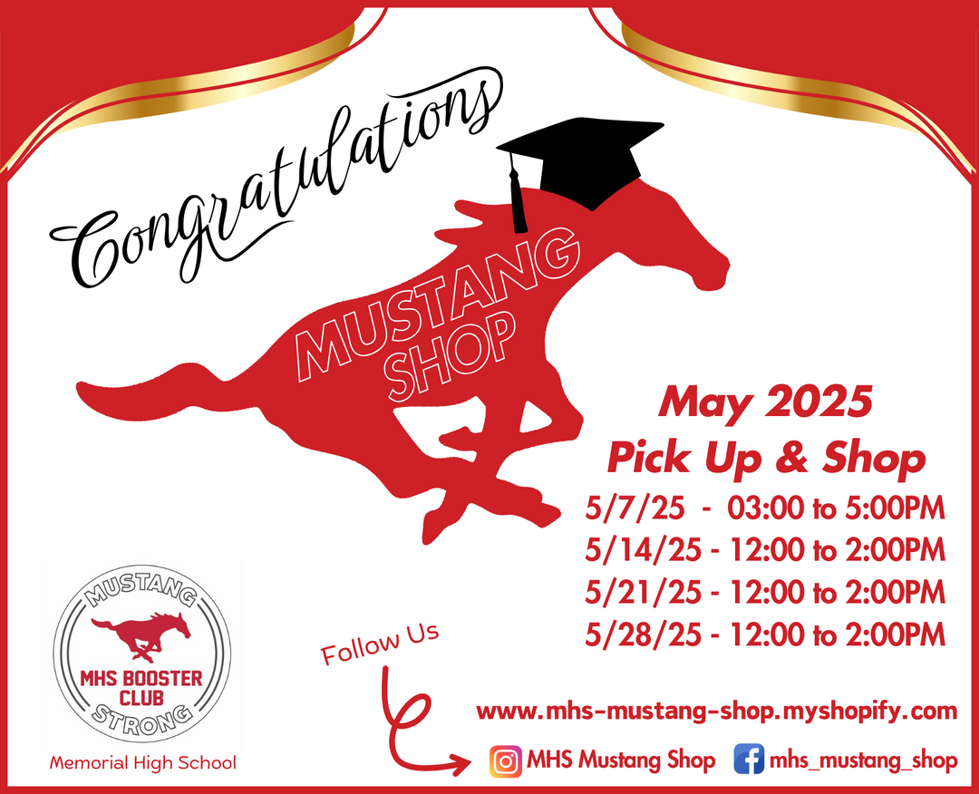 Memorial High School Mustang Shop – MHS Mustang Shop